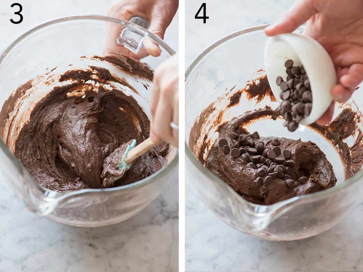 Double Chocolate Chip Cookies - Preppy Kitchen