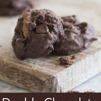Double Chocolate Chip Cookies - Preppy Kitchen