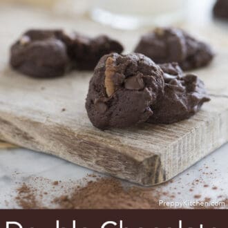 Double Chocolate Chip Cookies - Preppy Kitchen