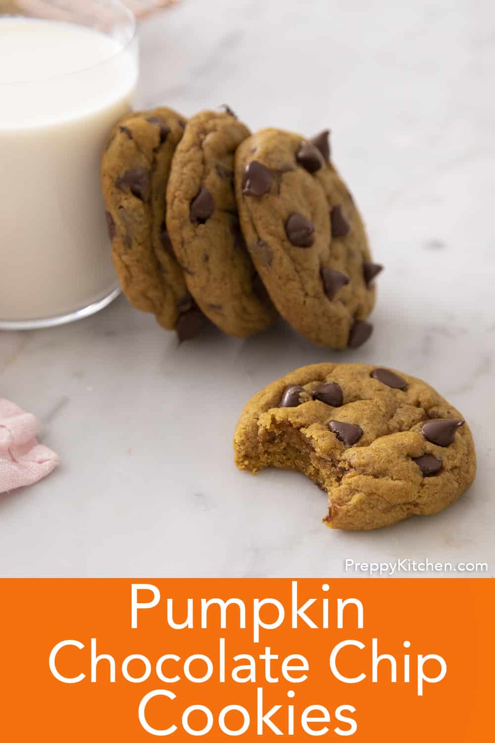 Pumpkin Chocolate Chip Cookies - Preppy Kitchen