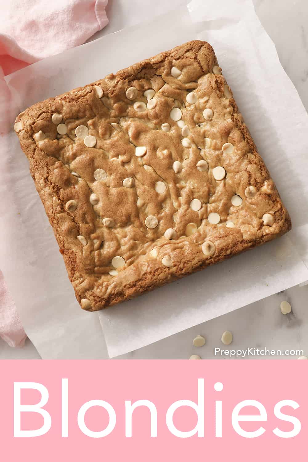 Blondie Recipe - Preppy Kitchen