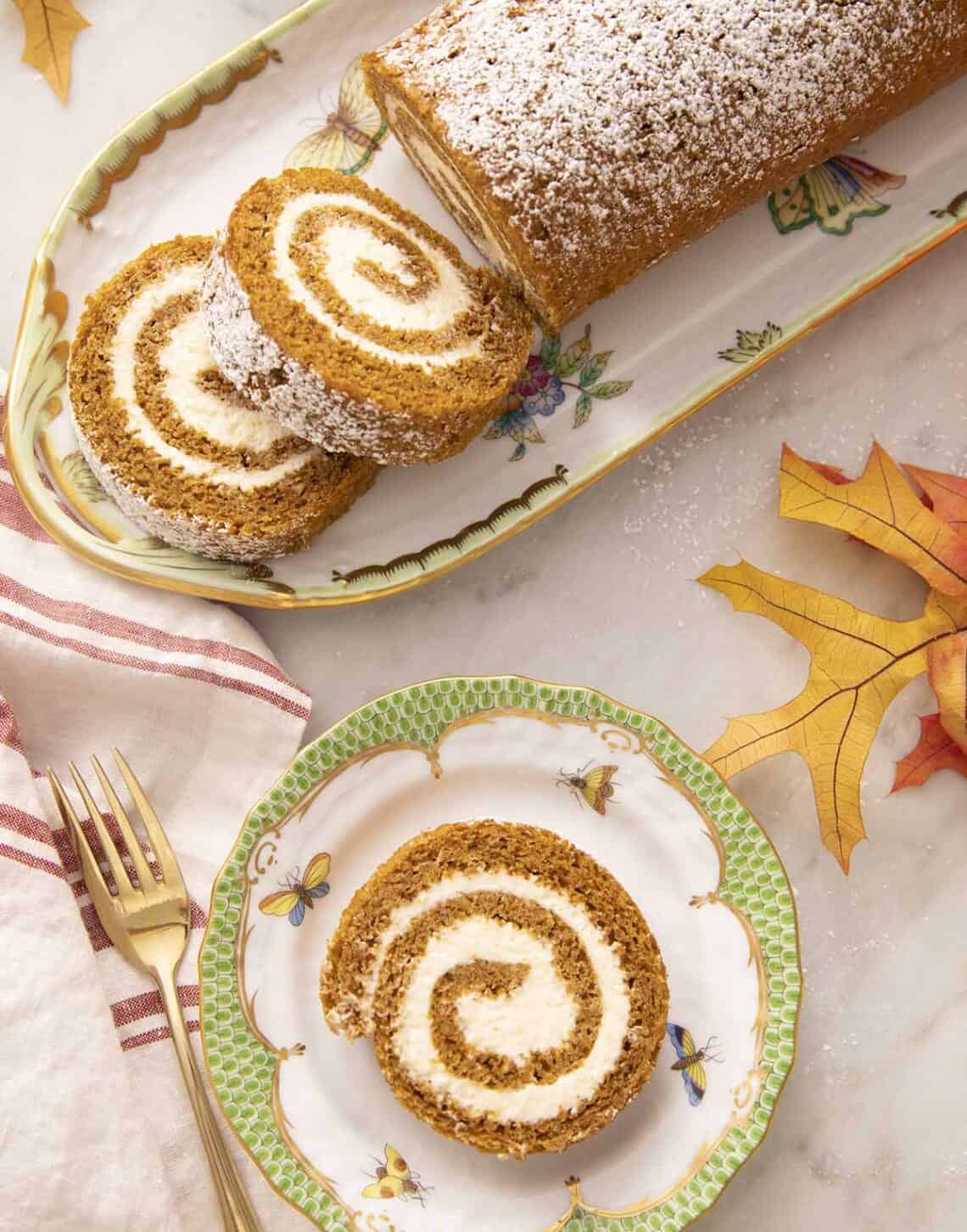 Pumpkin Roll Recipe - Preppy Kitchen