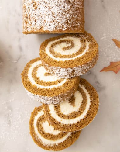 Pumpkin Roll Recipe - Preppy Kitchen