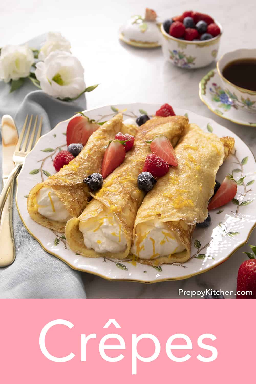 The Best Crepe Recipe - Preppy Kitchen
