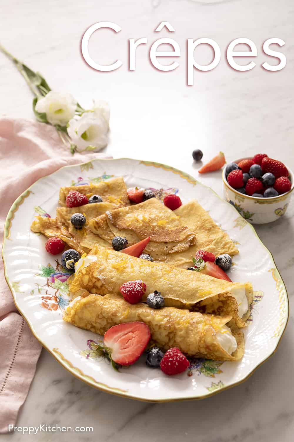 The Best Crepe Recipe - Preppy Kitchen