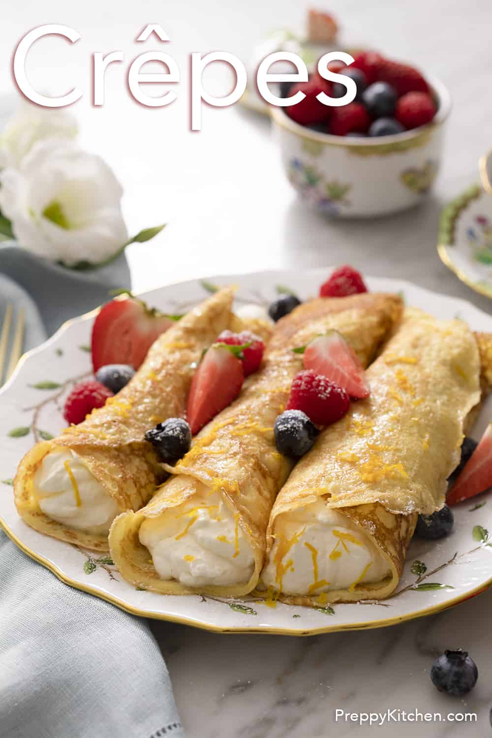 The Best Crepe Recipe - Preppy Kitchen