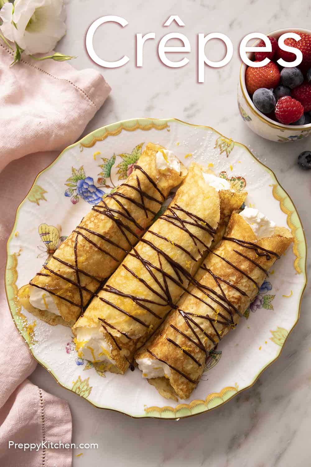 The Best Crepe Recipe - Preppy Kitchen