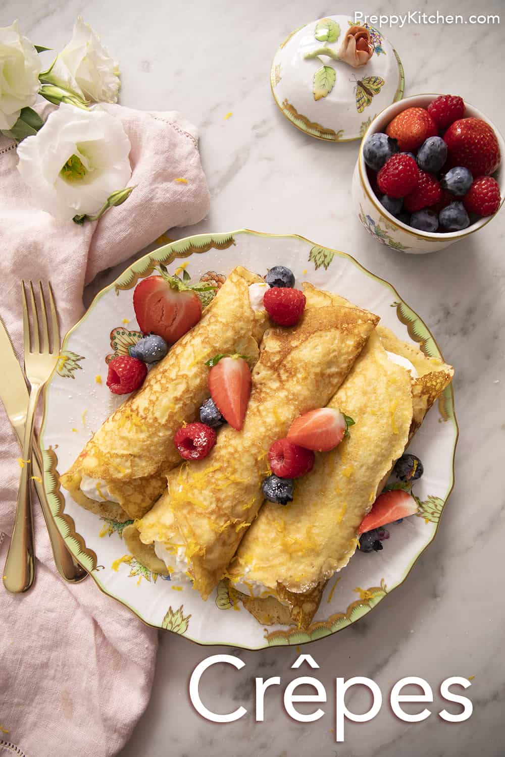 The Best Crepe Recipe - Preppy Kitchen