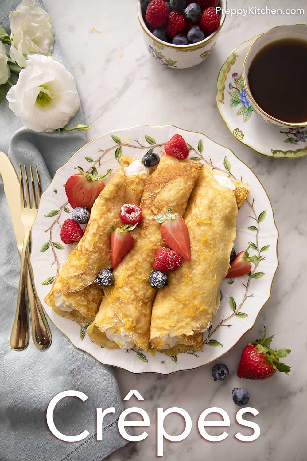 The Best Crepe Recipe - Preppy Kitchen