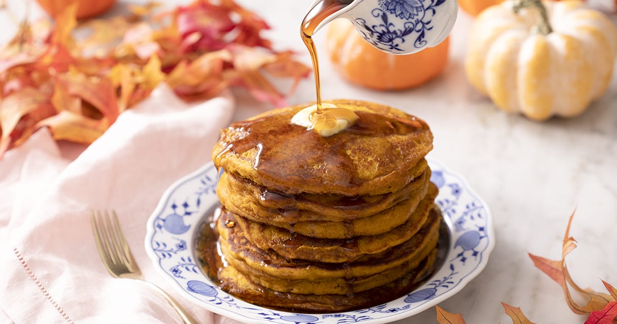 Pumpkin Pancakes - Preppy Kitchen