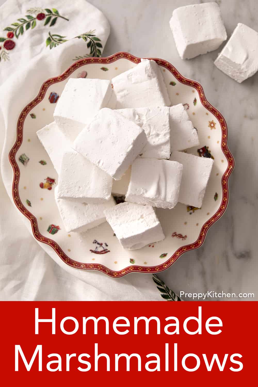 Easy Homemade Marshmallows (And How To Flavor Them) - Preppy Kitchen
