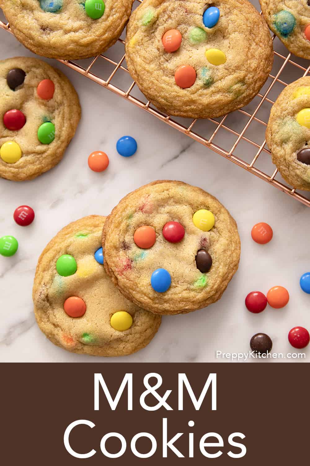 M&M Cookies - Preppy Kitchen