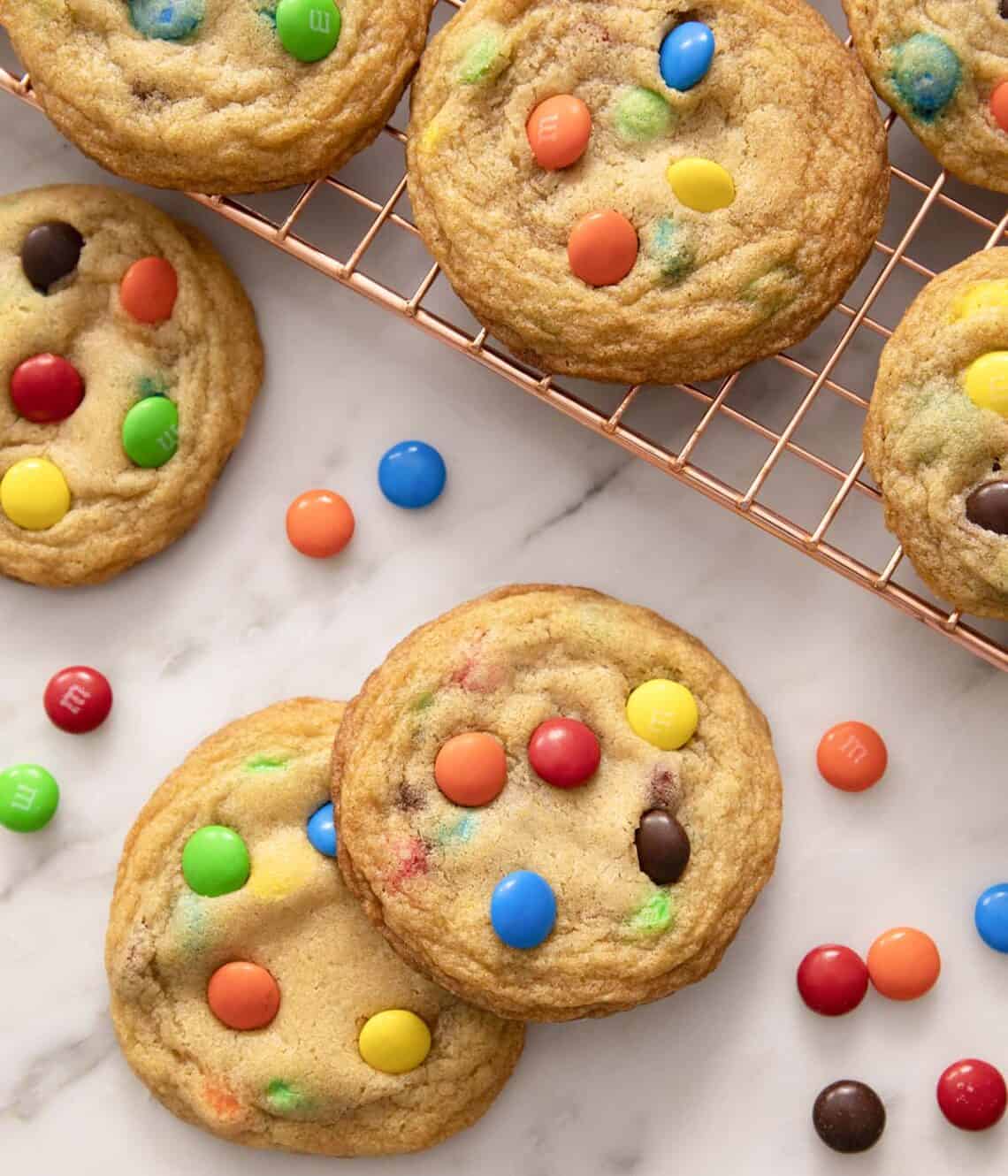 M&M Cookies - Preppy Kitchen