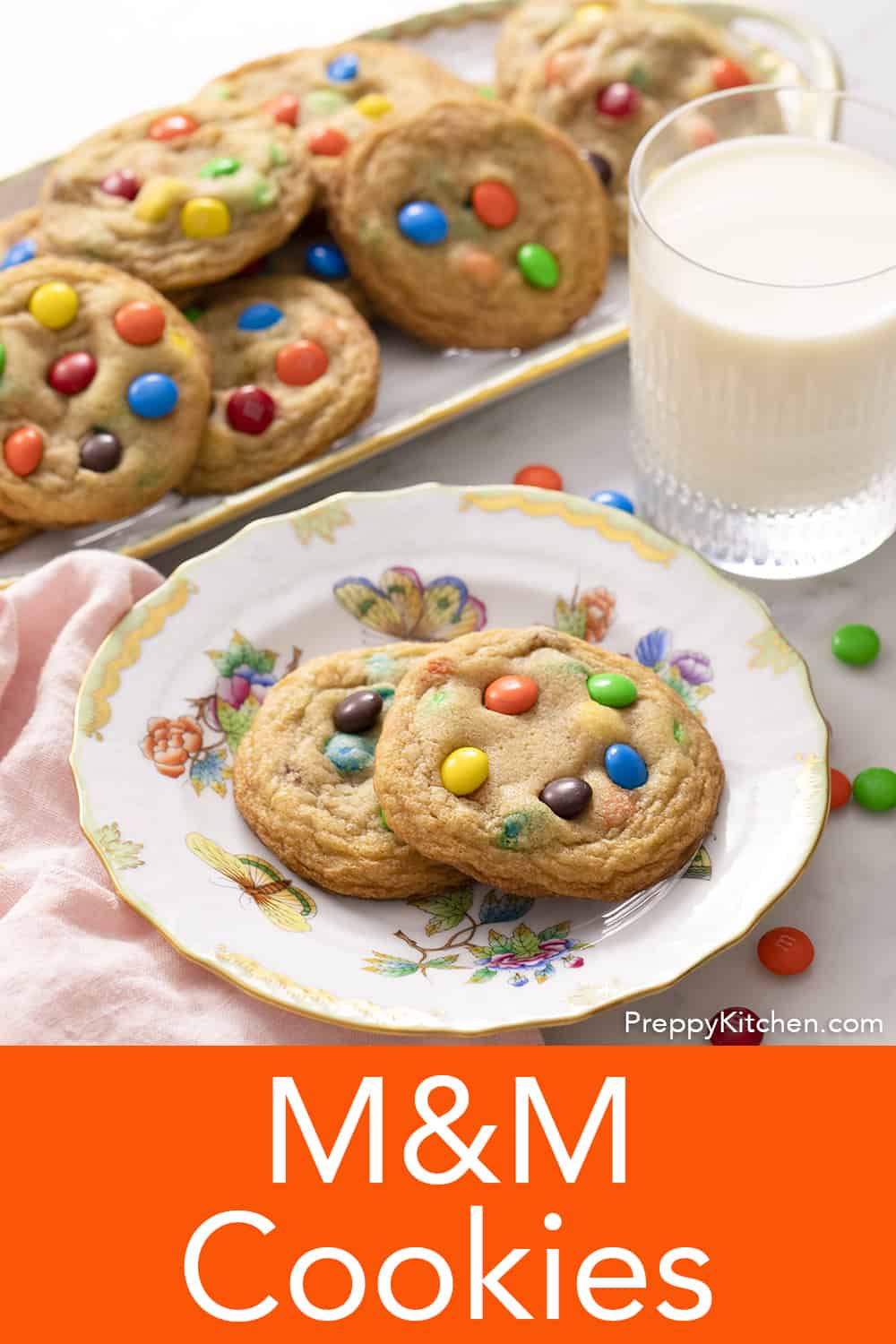 M&M Cookies - Preppy Kitchen
