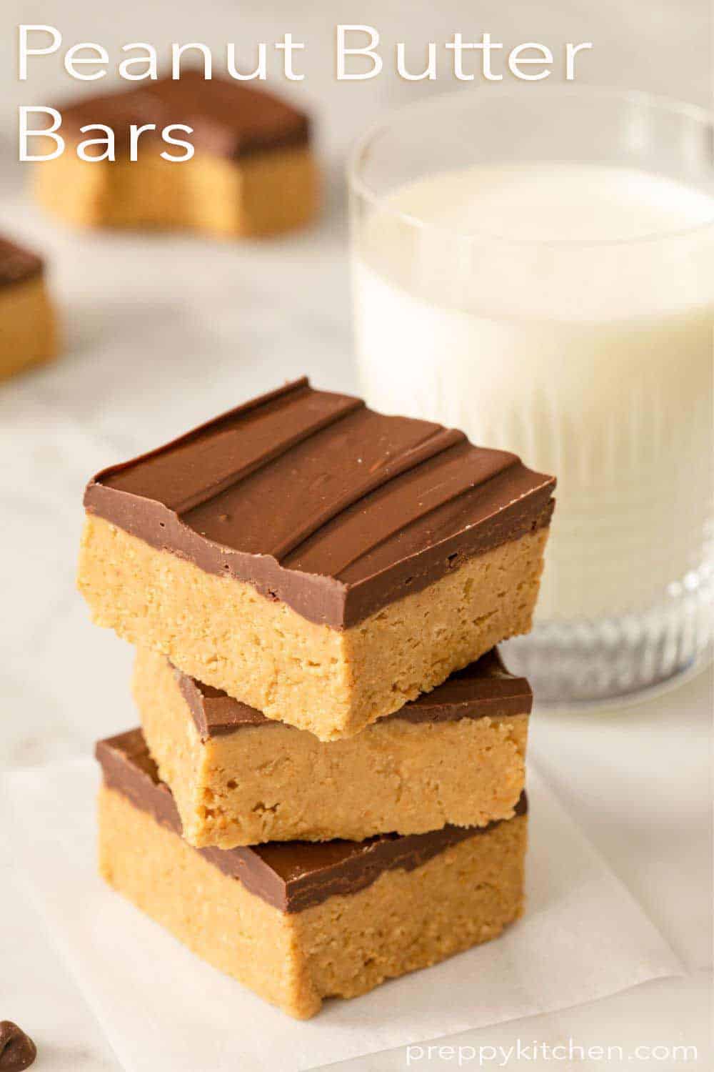 Easy Peanut Butter Bars - Preppy Kitchen
