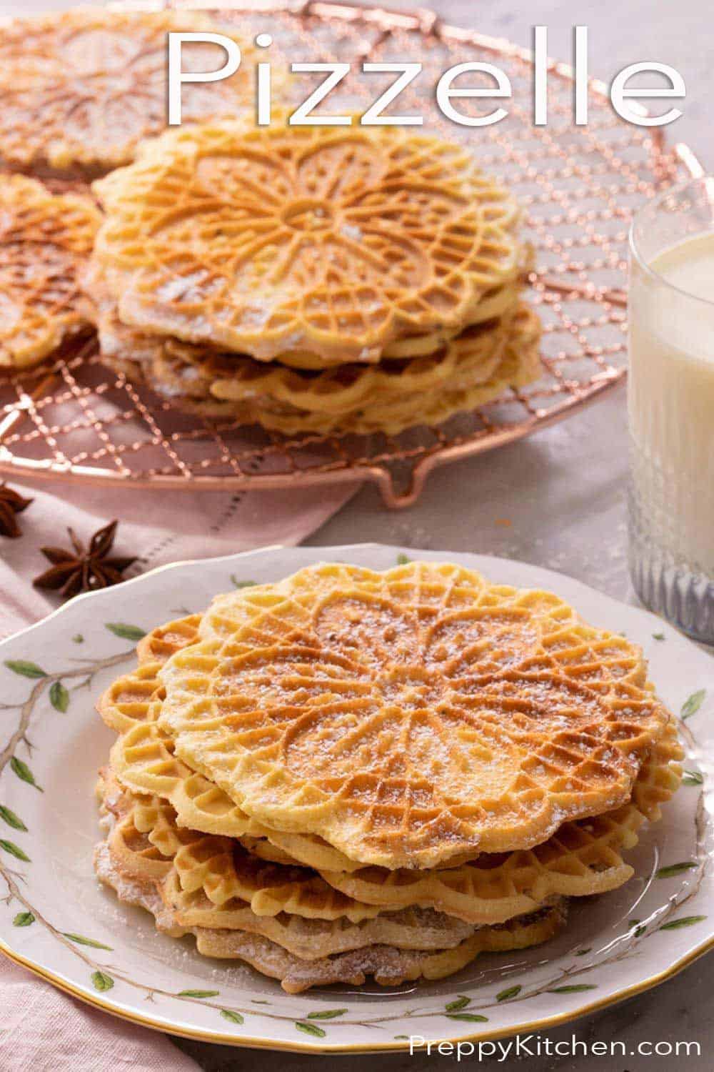 Classic Pizzelle Recipe - Preppy Kitchen