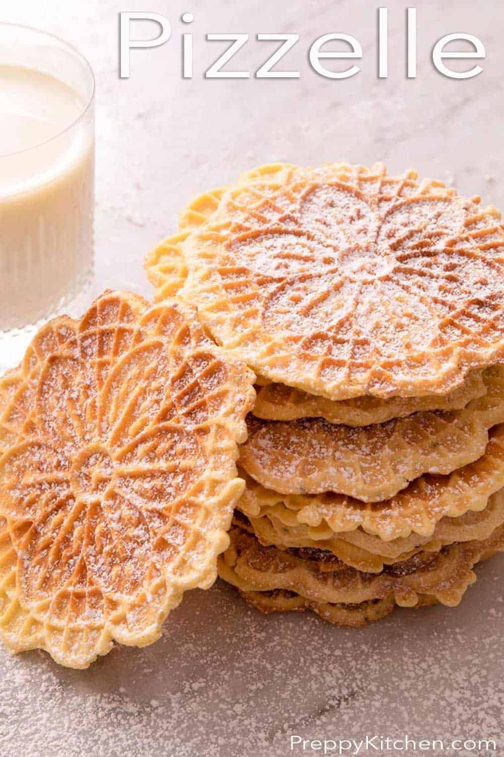 Classic Pizzelle Recipe - Preppy Kitchen