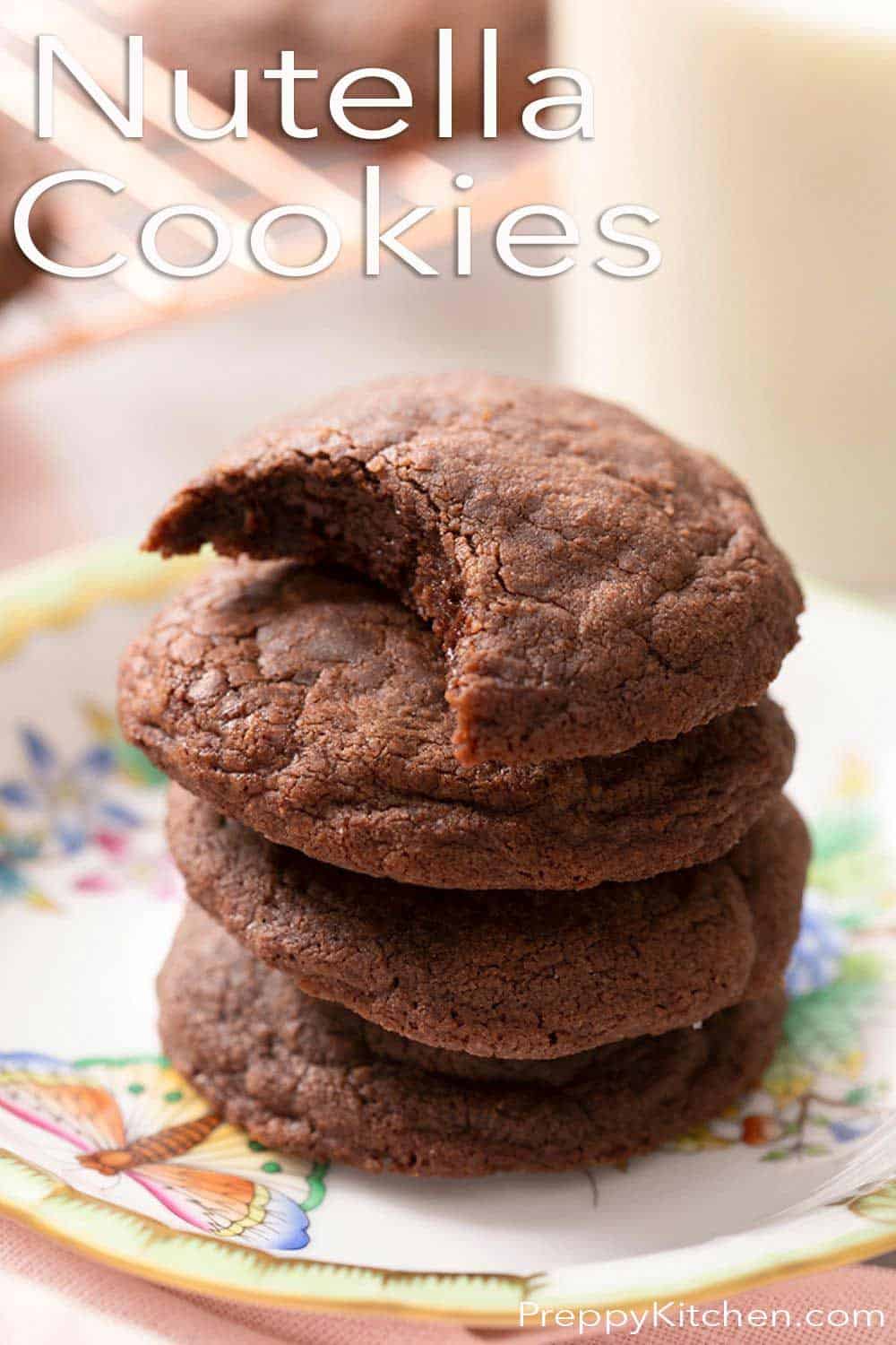 Nutella Cookies - Preppy Kitchen