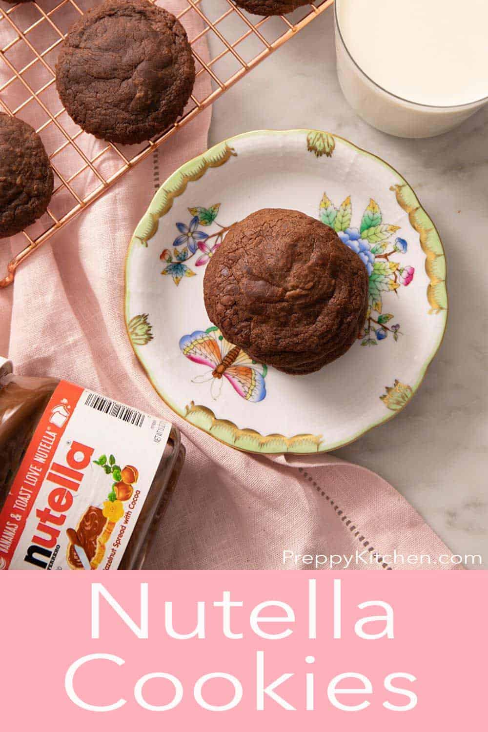 Nutella Cookies - Preppy Kitchen