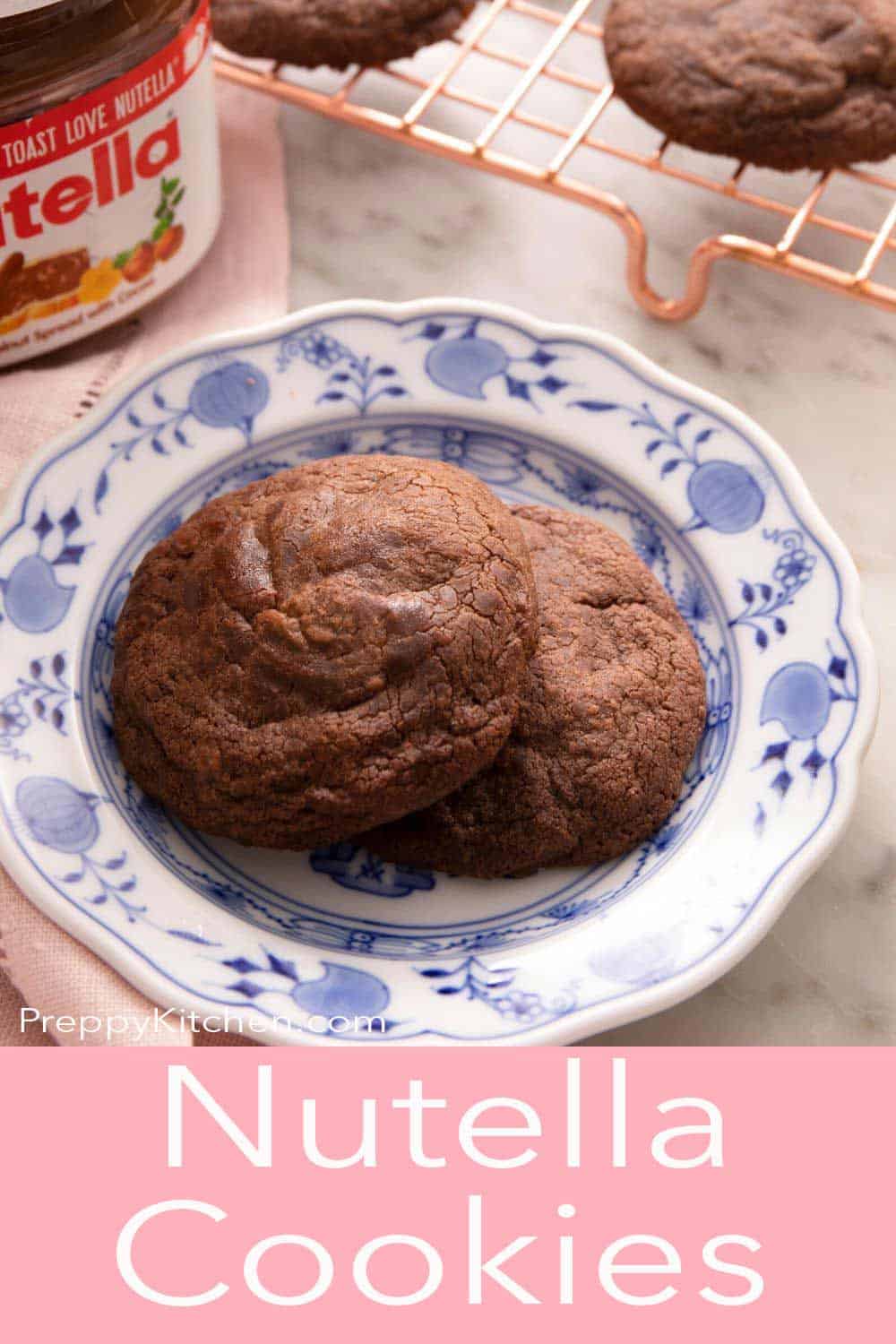 Nutella Cookies - Preppy Kitchen