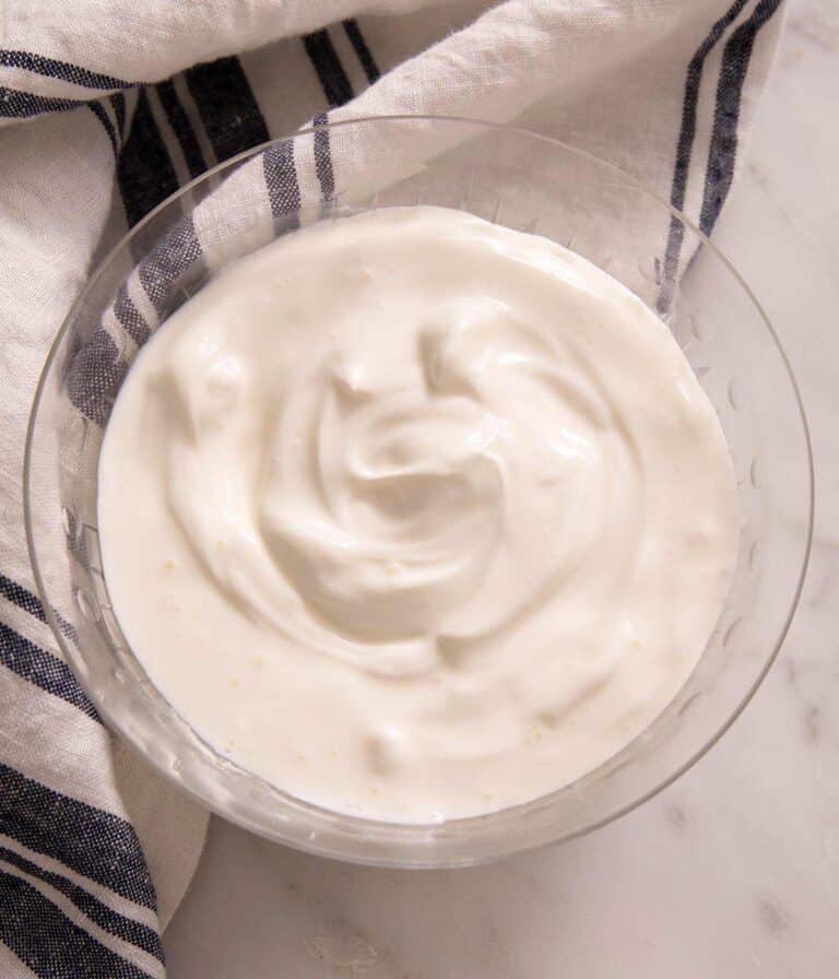 How To Make Sour Cream At Home - Preppy Kitchen