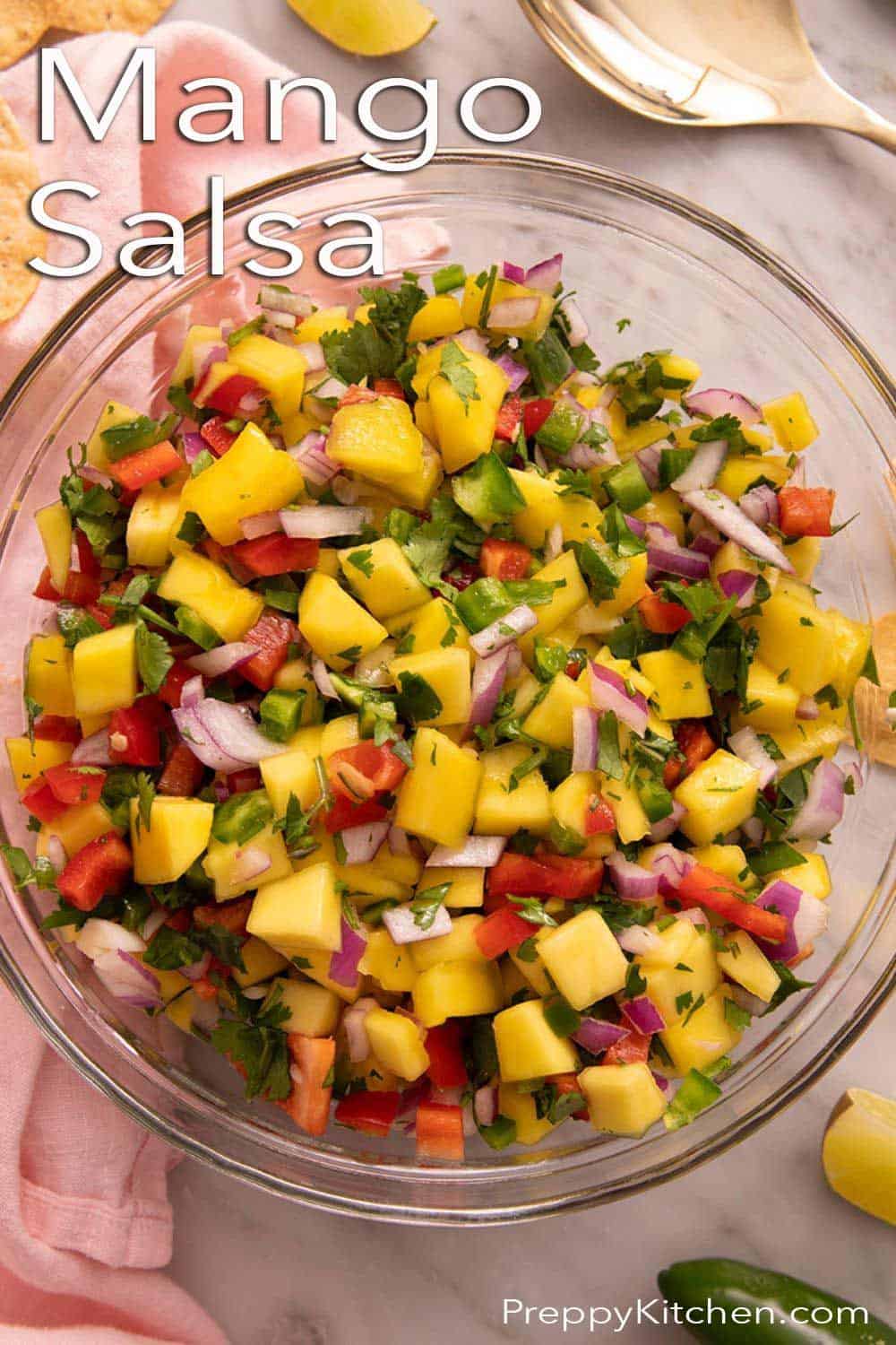 Mango Salsa - Preppy Kitchen