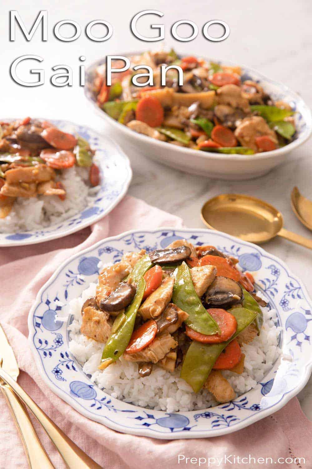 Moo Goo Gai Pan - Preppy Kitchen