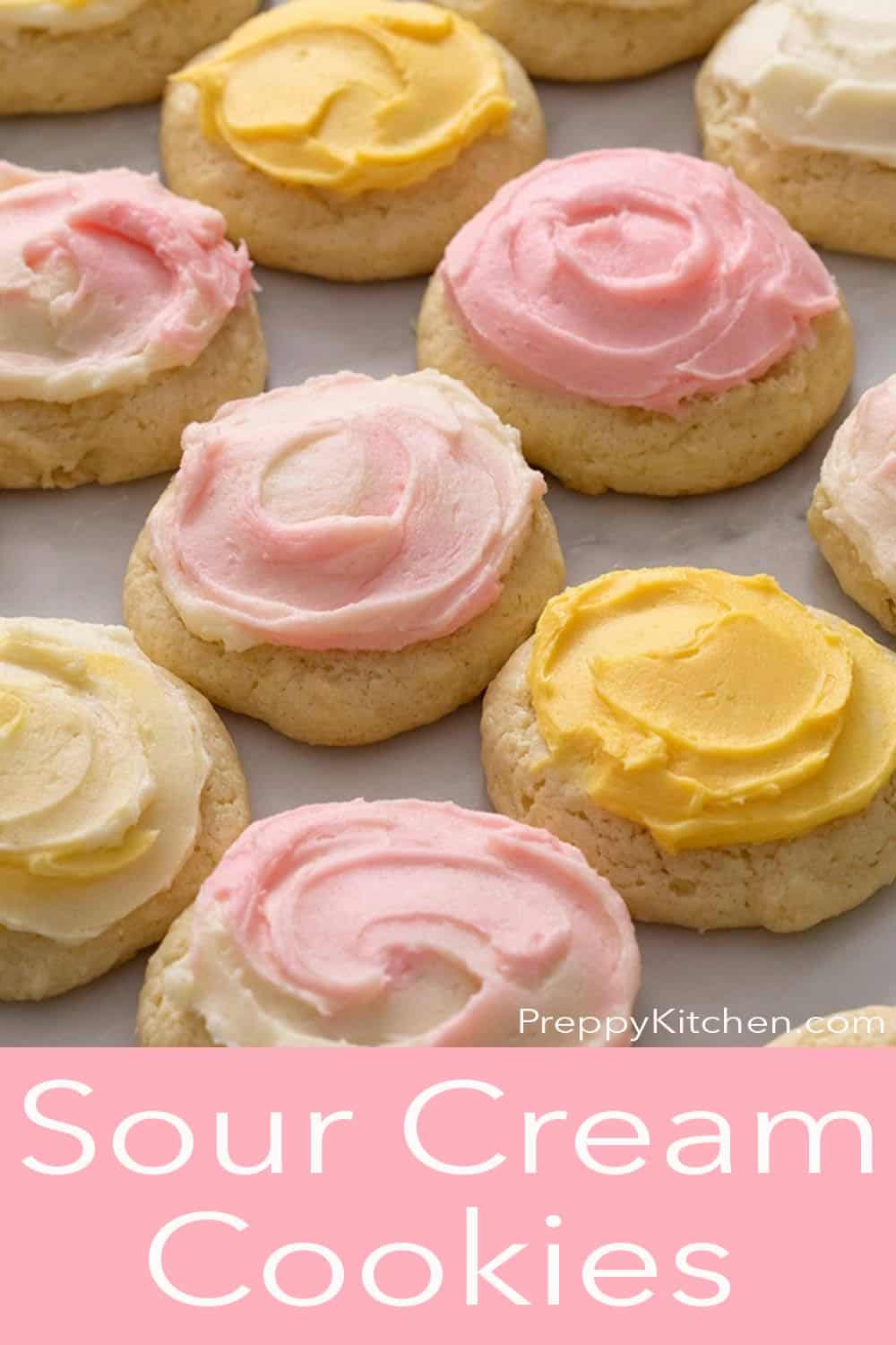 Sour Cream Cookies - Preppy Kitchen