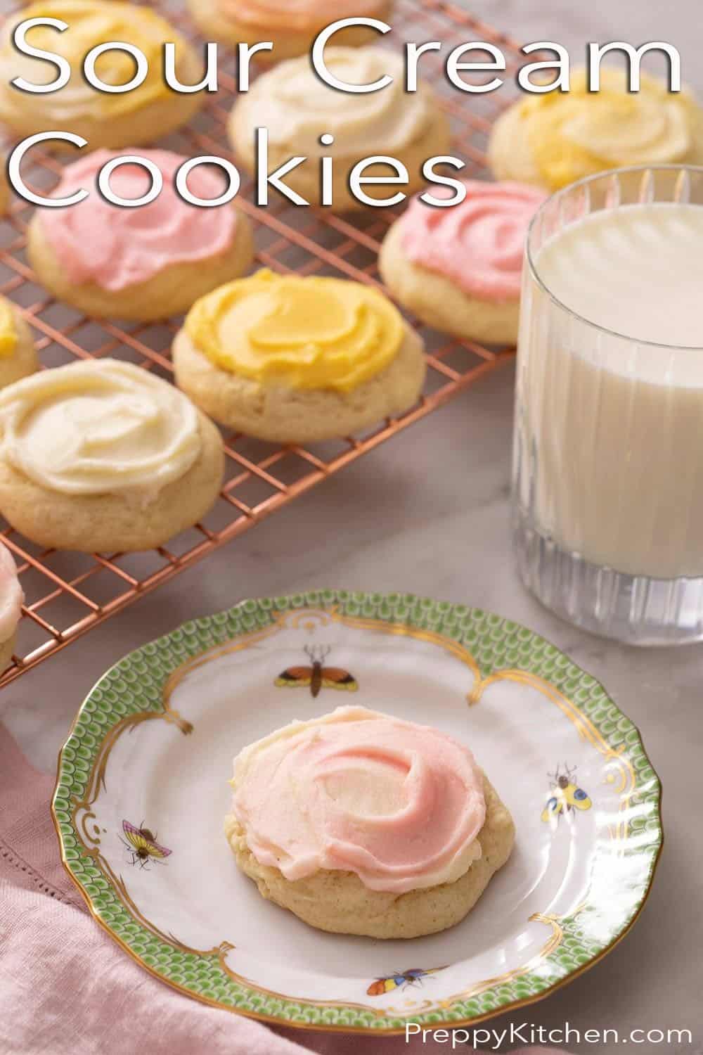 Sour Cream Cookies - Preppy Kitchen