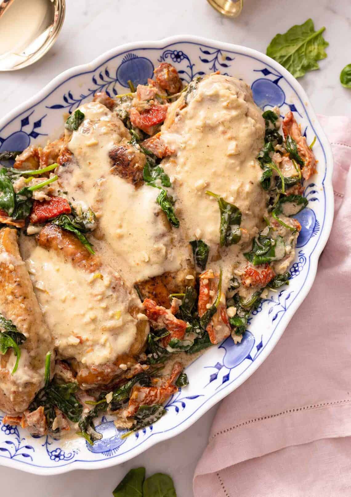 Creamy Tuscan Chicken - Preppy Kitchen