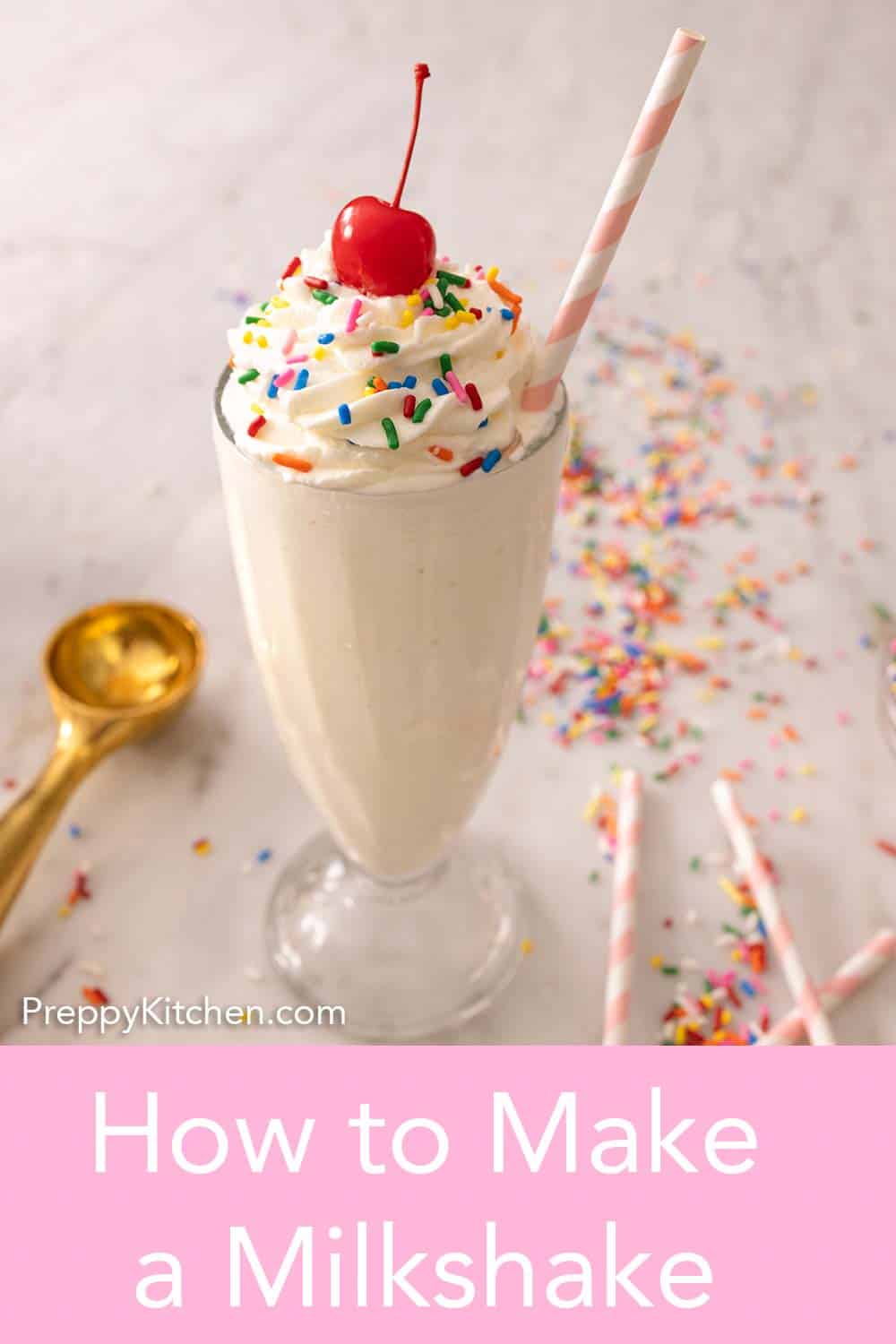 How to Make a Milkshake - Preppy Kitchen