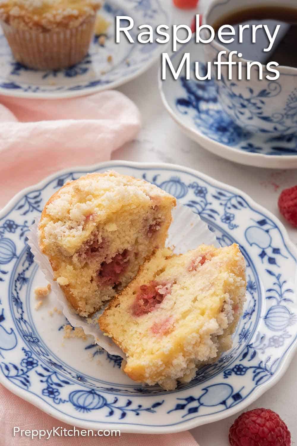 Raspberry Muffins - Preppy Kitchen