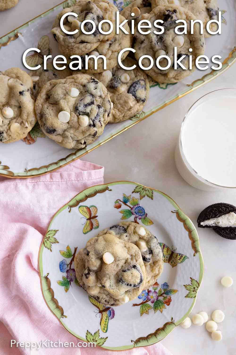 Cookies and Cream Cookies - Preppy Kitchen