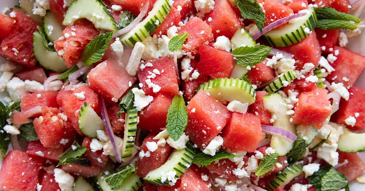 Watermelon Salad - Preppy Kitchen