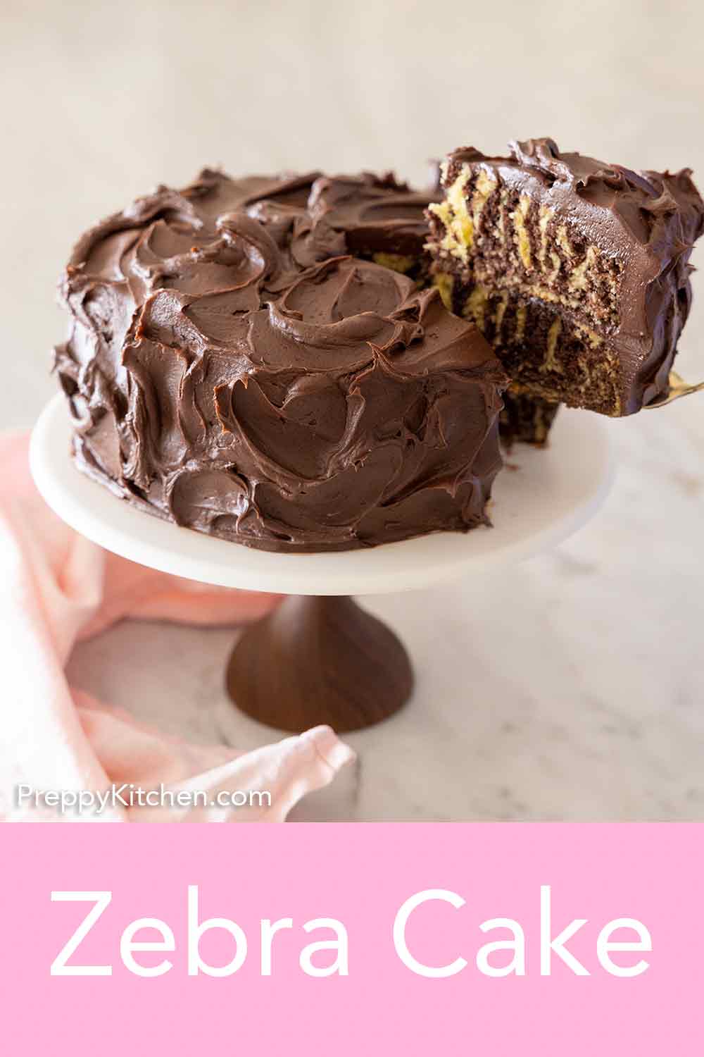 Zebra Cake - Preppy Kitchen