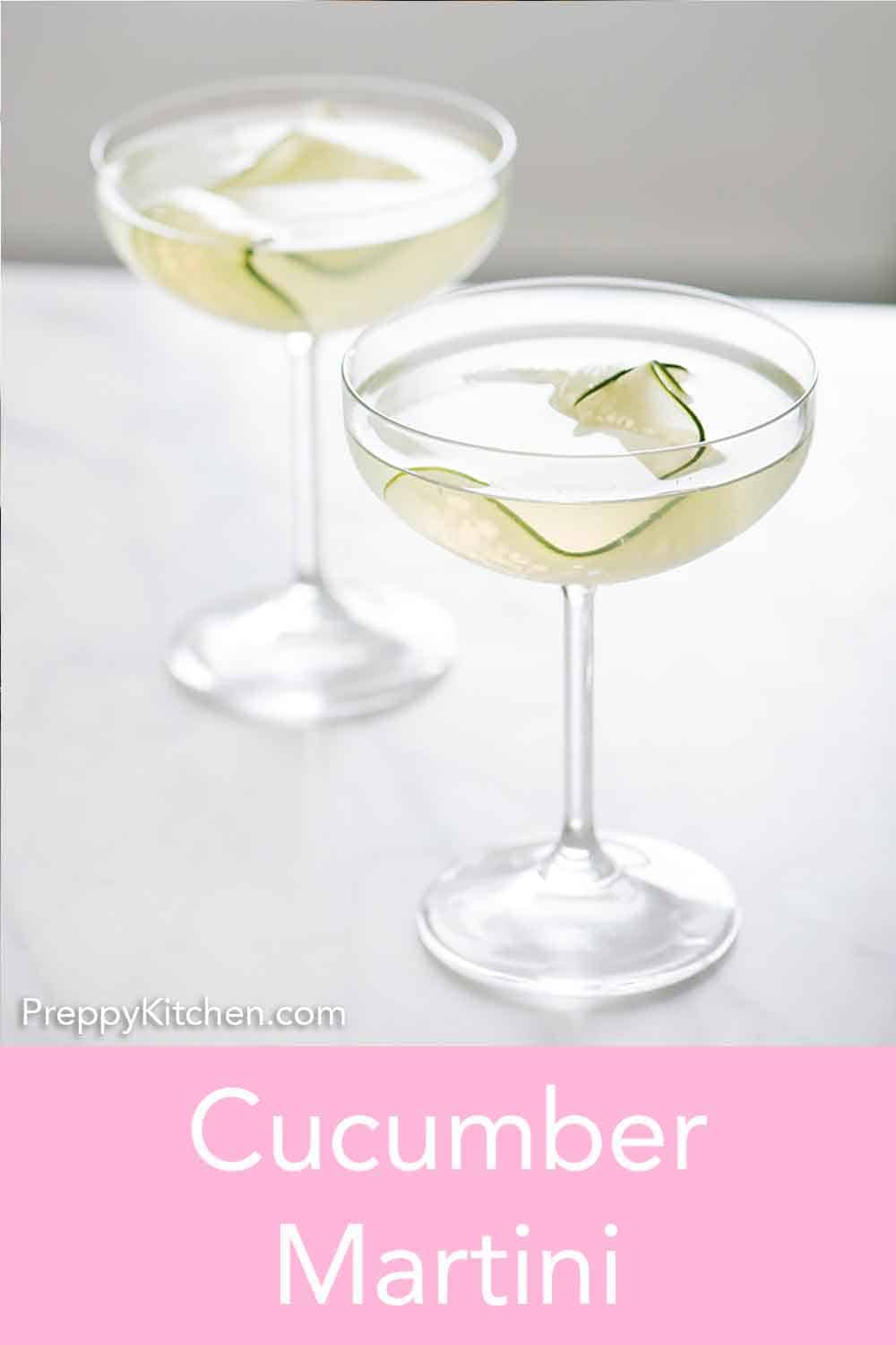 Cucumber Martini - Preppy Kitchen