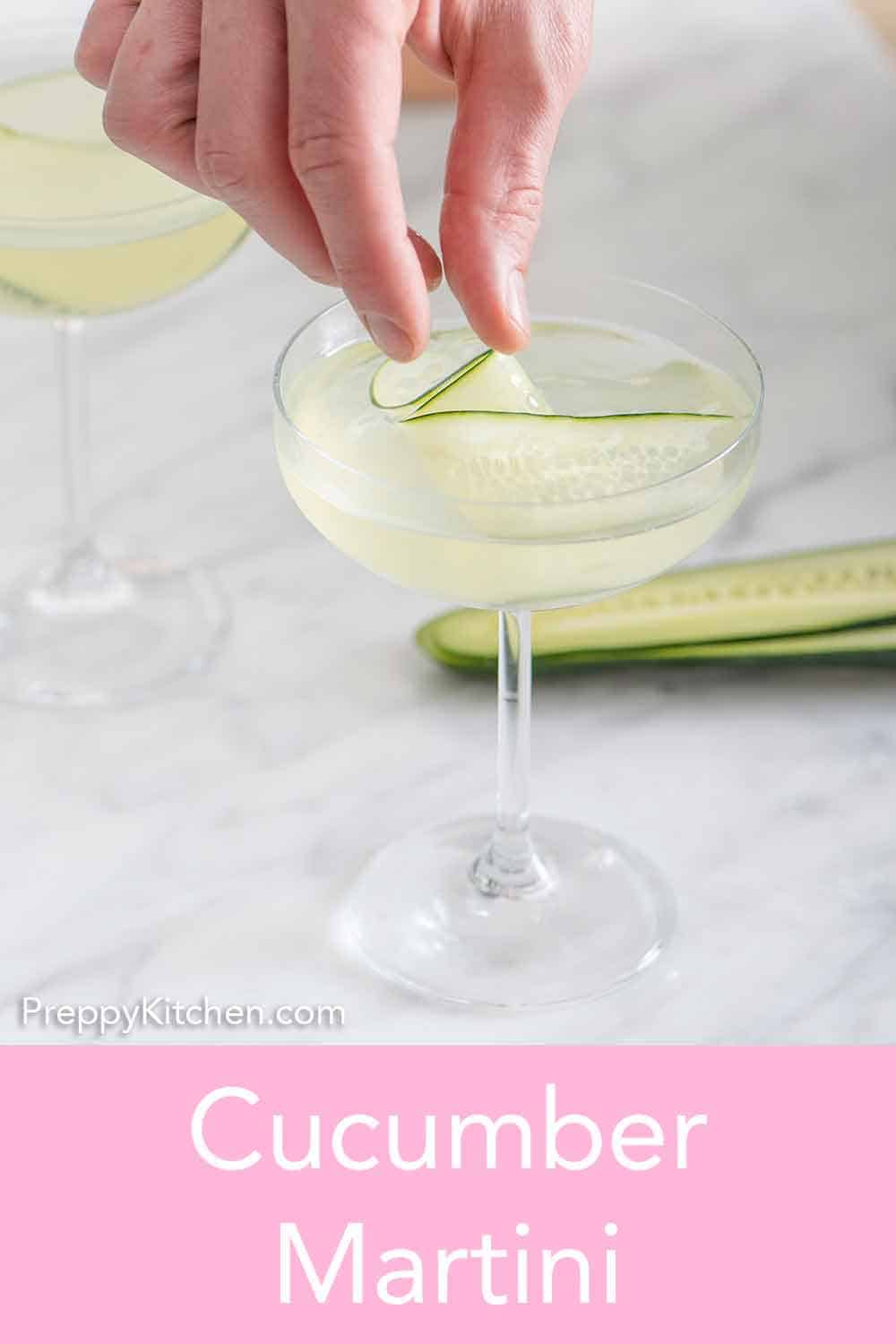 Cucumber Martini - Preppy Kitchen