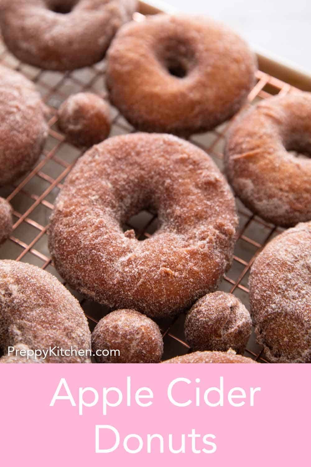 Apple Cider Donuts - Preppy Kitchen