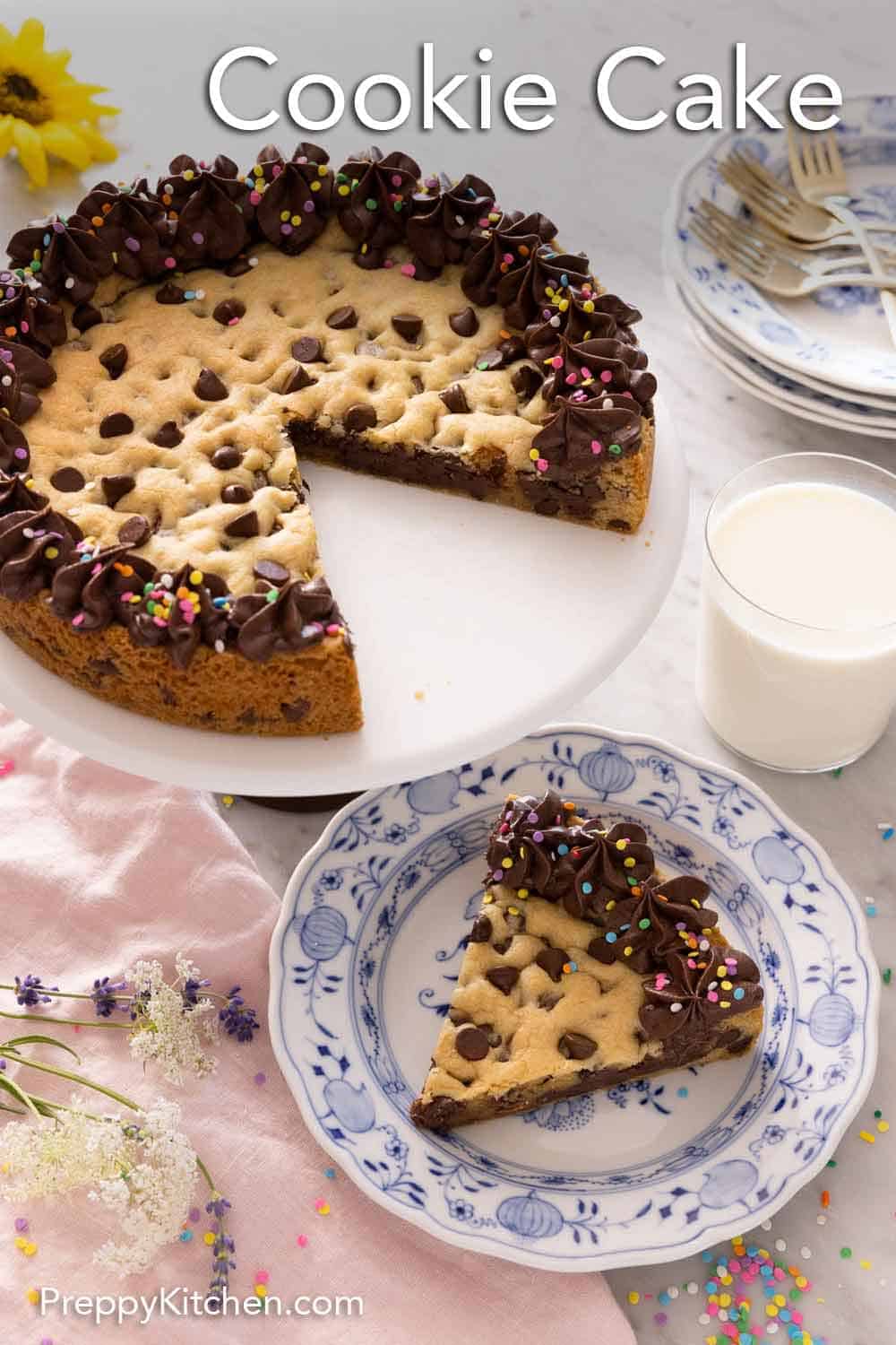 Cookie Cake - Preppy Kitchen