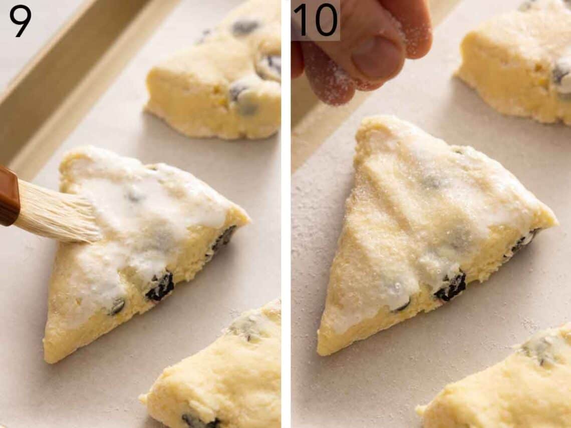 Blueberry Cream Scones (Easy, Not Dry!) - Preppy Kitchen