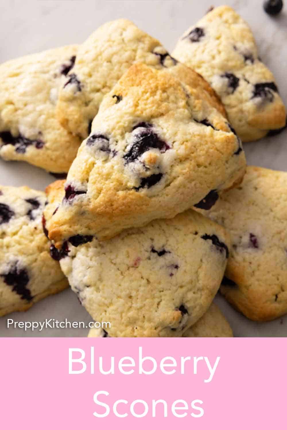 Blueberry Scones - Preppy Kitchen