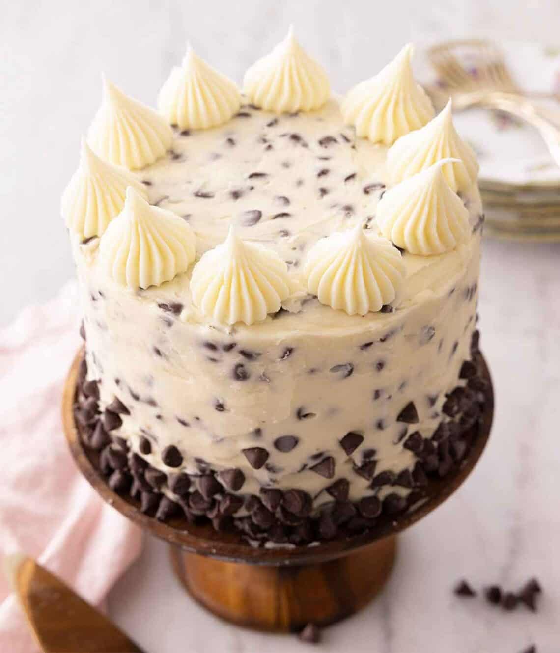 Chocolate Chip Cake - Preppy Kitchen