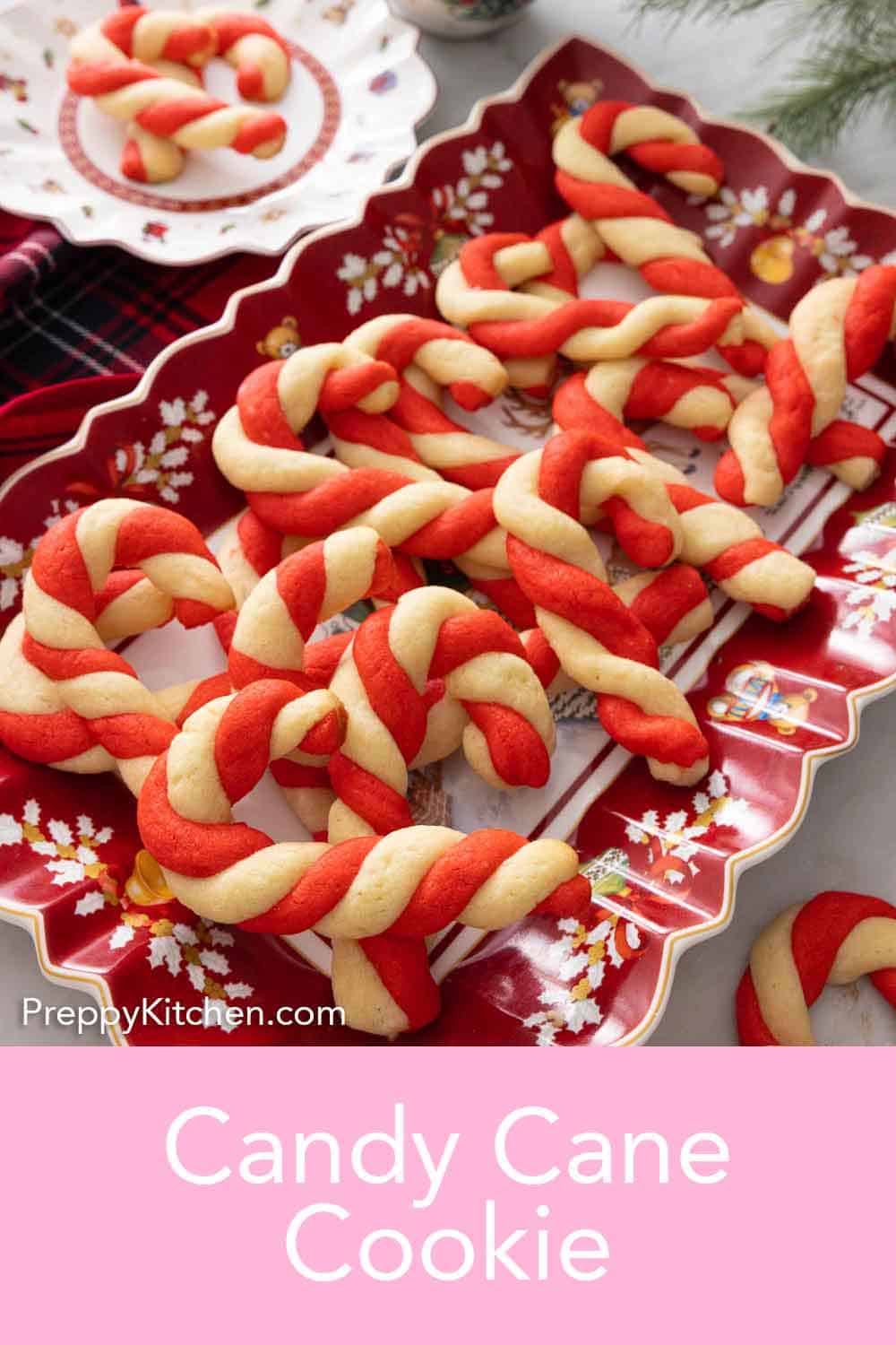 Candy Cane Cookies - Preppy Kitchen