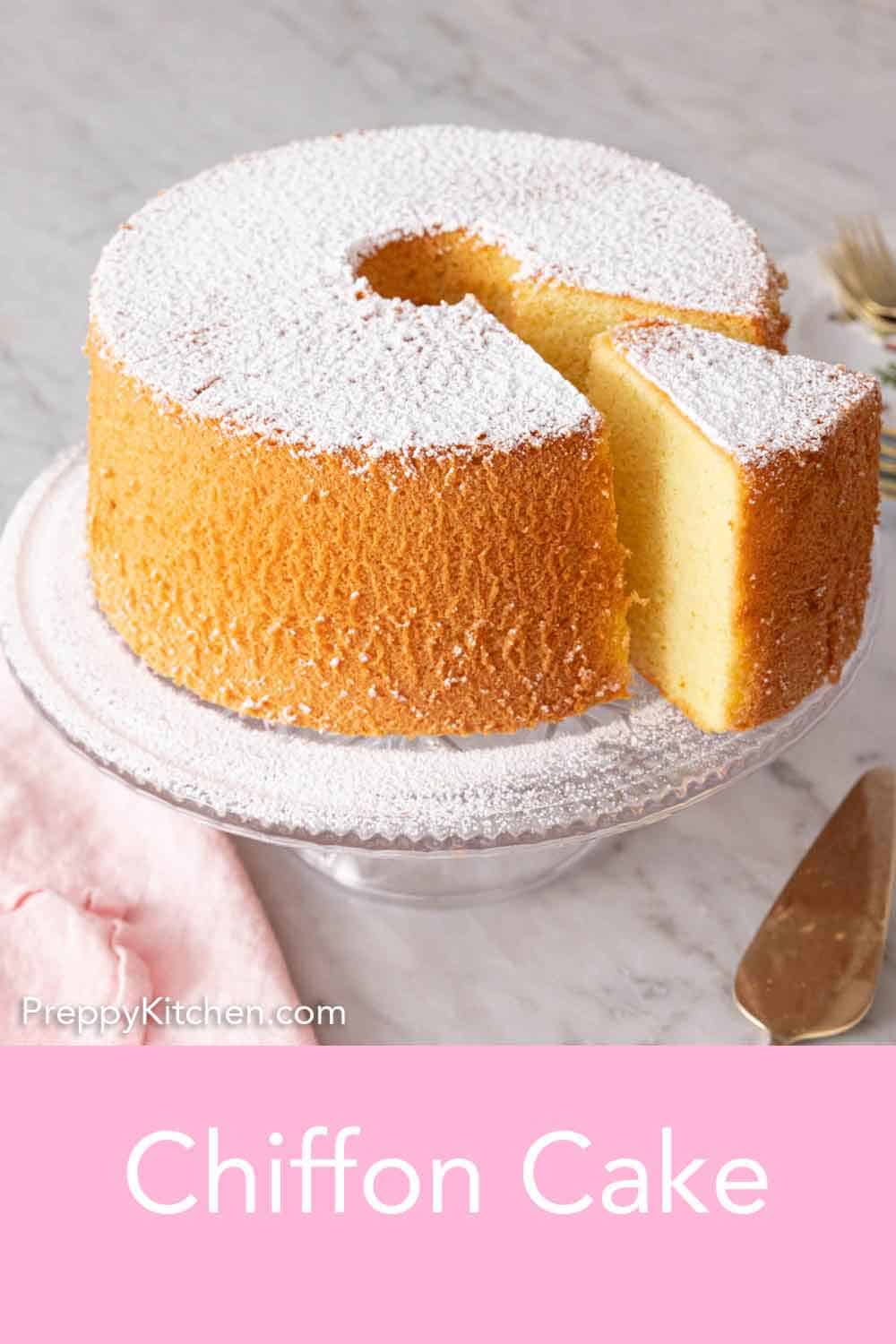 Chiffon Cake - Preppy Kitchen