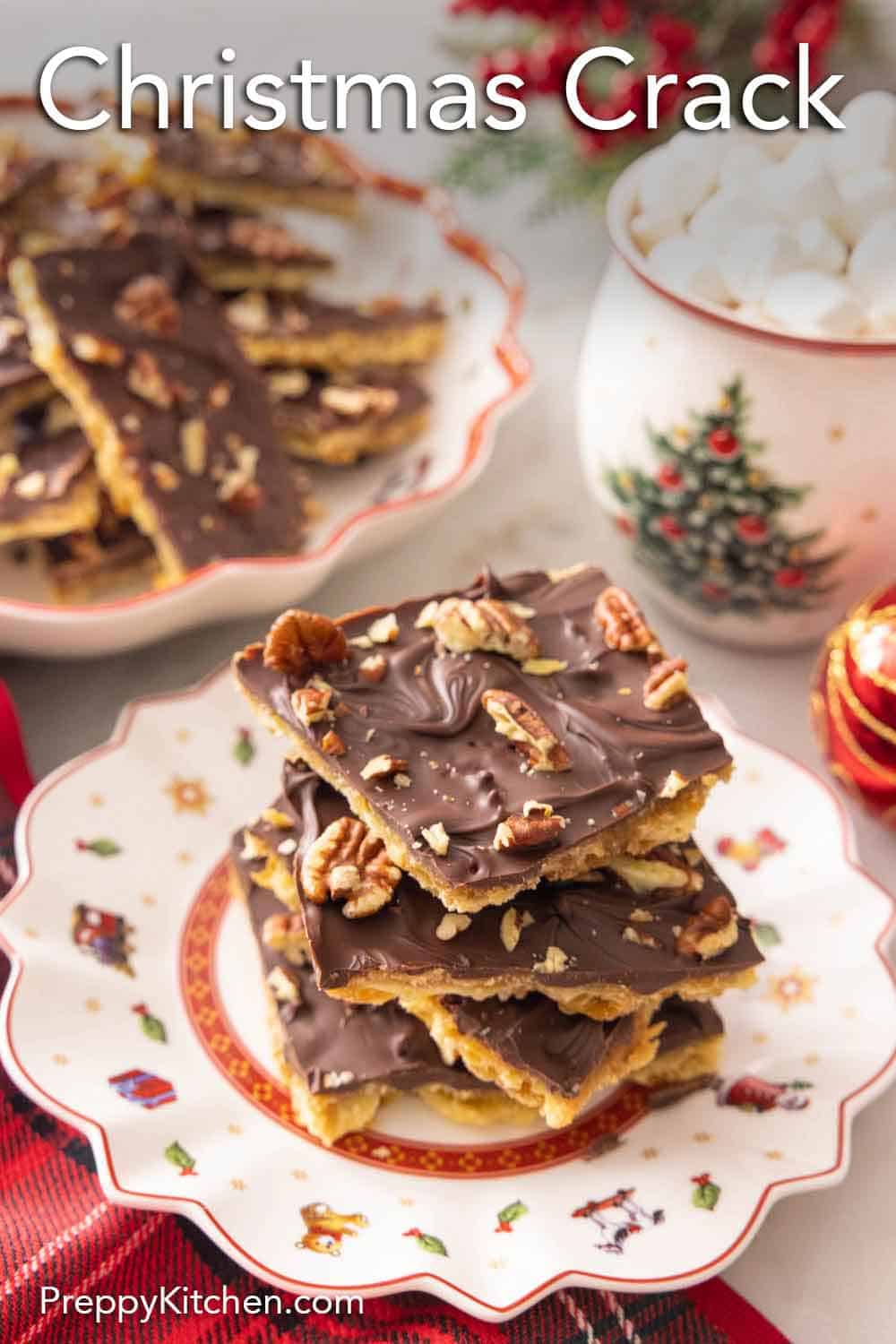 Christmas Cracker Candy Recipe - Preppy Kitchen