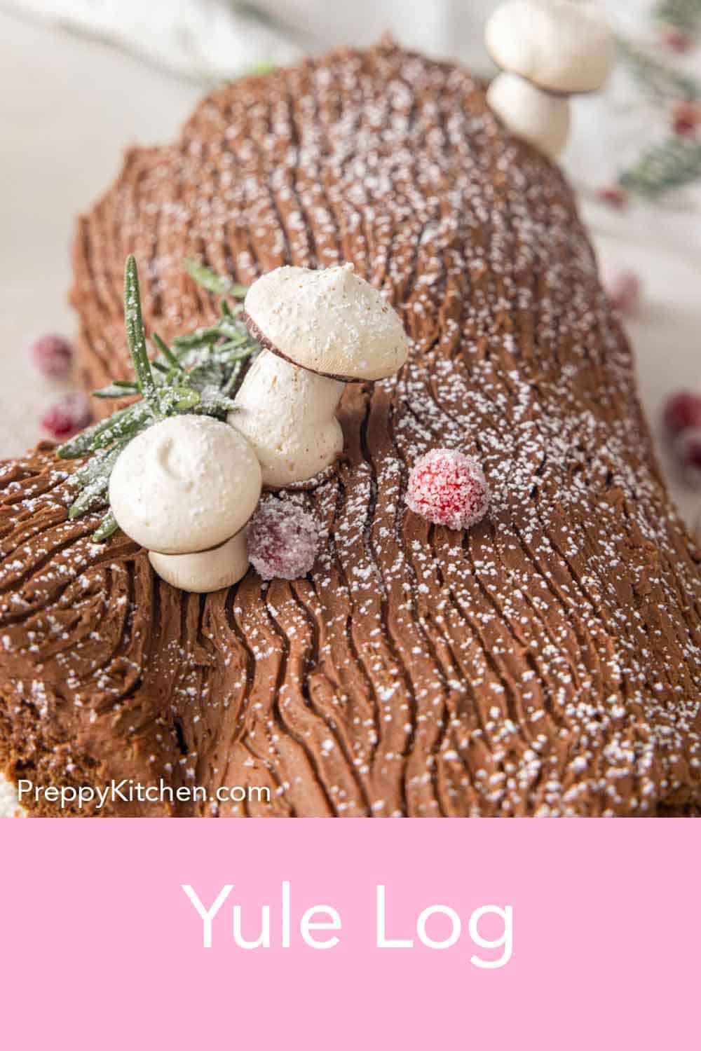 Yule Log (Buche de Noel) - Preppy Kitchen