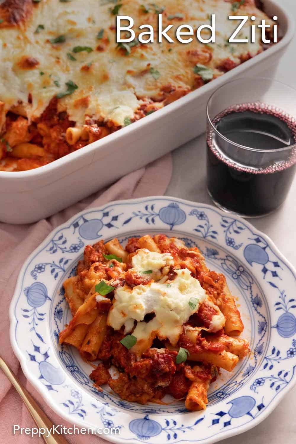 Baked Ziti - Preppy Kitchen