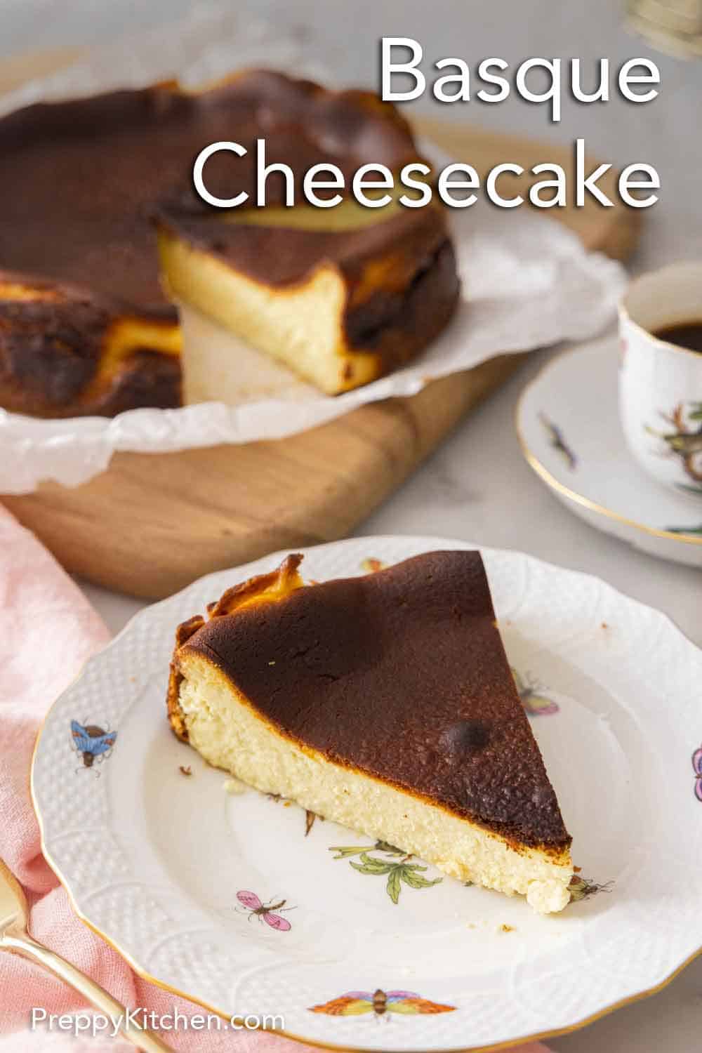 Basque Cheesecake Recipe - Preppy Kitchen