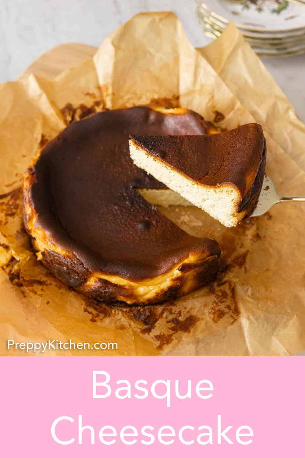 Basque Cheesecake Recipe - Preppy Kitchen