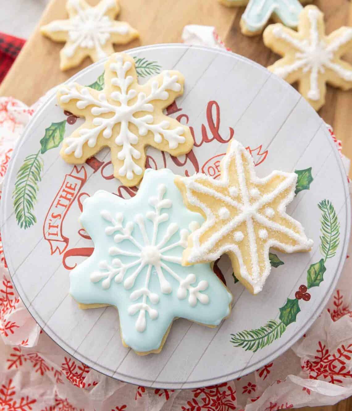 Snowflake Cookies - Preppy Kitchen